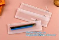 China Biodegradable Customized PVC Matte Accessories Plastic Packaging Bag, Jewelry Pouch With Zipper Bag for sale