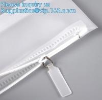 China Biodegradable Customized PVC Matte Accessories Plastic Packaging Bag, Jewelry Pouch With Zipper Bag for sale