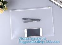 China Vinyl Slider PE PVC EVA Forsted Matte Compostable Zipper Lock Bag, Holographic Laser Zip Seal Grip Bags for sale