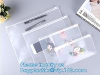 China Vinyl Slider PE PVC EVA Forsted Matte Compostable Zipper Lock Bag, Holographic Laser Zip Seal Grip Bags for sale