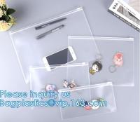 China Vinyl Slider PE PVC EVA Forsted Matte Compostable Zipper Lock Bag, Holographic Laser Zip Seal Grip Bags for sale