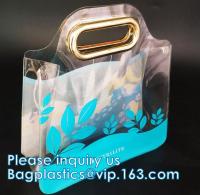 China Fashionable Design Luxury PVC Handbag Purse, Organizer Dust Cover, Bag Protector, Magnetic Snap Closure for sale