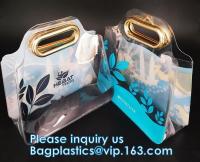 China Fashionable Design Luxury PVC Handbag Purse, Organizer Dust Cover, Bag Protector, Magnetic Snap Closure for sale
