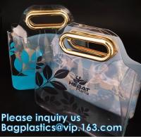 China Fashionable Design Luxury PVC Handbag Purse, Organizer Dust Cover, Bag Protector, Magnetic Snap Closure for sale