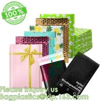 China Re-close Lipstick Mascara Travel Packaging, Bubble Padded Zipper Bag, Cushioned Postal Bags With Zipper for sale