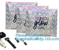 China Re-close Lipstick Mascara Travel Packaging, Bubble Padded Zipper Bag, Cushioned Postal Bags With Zipper for sale
