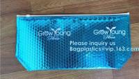 China Jewelry, Beauty Bubble Zipper Bag Customized Envelope, Recycled PVC Bubble Pouch, Bubble Wrap, Epe Foam for sale