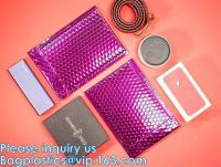 China Mailer Slider Air Zip lockk Ploy Bubble Mailing Packaging Bag, Beauty Padded Pouch, Shipping Bags, Envelopes for sale