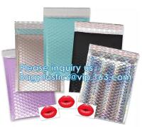 China Mailer Slider Air Zip lockk Ploy Bubble Mailing Packaging Bag, Beauty Padded Pouch, Shipping Bags, Envelopes for sale
