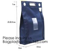 China Zipper Security Bank Deposit Bag, Cash Bag, Utility Pouch, Money Bag With Key Lock, Bank Supplies for sale