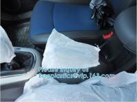 China Disposable Car Interior Protection Set, seat, hand brake, gear stick, steering wheel protective, car foot mat for sale