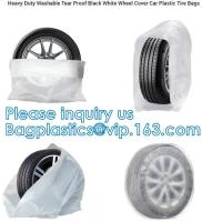 China Biodegradable Car Tyre Storage Bag, Heavy Duty Washable, Tear Proof, Wheel Cover, Car Plastic Tire Bags for sale