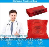 China Polypropylene Biohazard Disposal Bags, Warning Label, Sterilization Printed, Waste Bags With Biohazard Symbol for sale