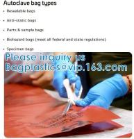 China Polypropylene Biohazard Disposal Bags, Warning Label, Sterilization Printed, Waste Bags With Biohazard Symbol for sale