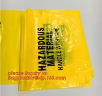 China Biohazard Treatment Bags, Sterilized Bags, Disposal Bags, Waste Sacks, Hazardous Waste Bag With Ties for sale