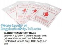 China Blood Transport Bags, Blood Transit Bags, Blood Transportation Bags, reclosable specimen, leak proof for sale