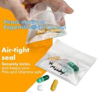 China Medicine Bags, Zip lockk Accessory Bags, Pill Baggies, Supplements organizer, Medication Pouch, Vitamin Storage for sale