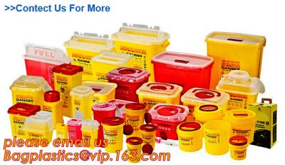 China Healthcare, Gallon, Quart, Liter Sharp Container, Biohazard Waste Disposal Container, Needle Disposal Container for sale