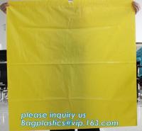 China Biohazard Waste Disposal Bags Drawstring, Gallon Capacity, Medical Garbage Bags, High- Temperature Resistant for sale