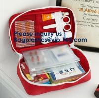 China First Aid Bags, Kit Bag, Medical Storage Bag, Portable Pouch, Emergency Medicine, Handy Pills Pocket for sale
