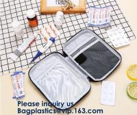 China First Aid Bags, Kit Bag, Medical Storage Bag, Portable Pouch, Emergency Medicine, Handy Pills Pocket for sale