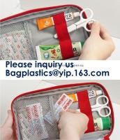 China First Aid Bags, Kit Bag, Medical Storage Bag, Portable Pouch, Emergency Medicine, Handy Pills Pocket for sale