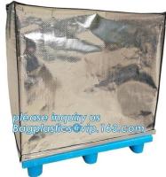 China Mositure Barrier Waterproof Thermal Pallet Cover Thermal Insulated Pallet Cover For Transportation for sale