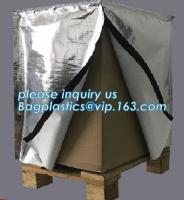 China Thermal Insulated Pallet Covers, Rusable container Pallet Blankets, Radiant Barrier Foil Heat Resistance Bubble for sale