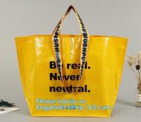 China Eco Reusable Supermarket Grocery Promotion Shopping carrier, fabric tote cloth bag, Woven sack for sale