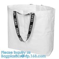 China Eco Reusable Supermarket Grocery Promotion Shopping carrier, fabric tote cloth bag, Woven sack for sale