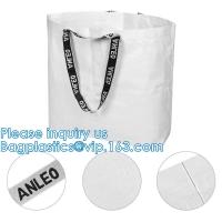 China Eco Reusable Supermarket Grocery Promotion Shopping carrier, fabric tote cloth bag, Woven sack for sale
