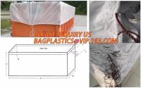 China Waste Disposal Dumpster, Open Top Roll Off Drawstring Container Liners, Dumpster Liners, Facility Liners for sale