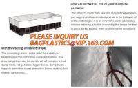 China Waste Disposal Dumpster, Open Top Roll Off Drawstring Container Liners, Dumpster Liners, Facility Liners for sale