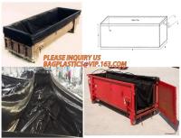 China Waste Disposal Dumpster, Open Top Roll Off Drawstring Container Liners, Dumpster Liners, Facility Liners for sale