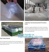 China PE Woven Tarpaulin Container Liner Bag, container cover, drawsting Jumbo bags, open top dry bulk dumpster for sale