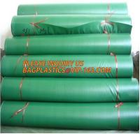 China Outdoor Large Capacity Garden Gallon Waterproof Green Lawn PE Woven Waste Bags, Reusable Yard Waste Bags for sale