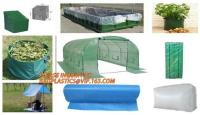 China Outdoor Large Capacity Garden Gallon Waterproof Green Lawn PE Woven Waste Bags, Reusable Yard Waste Bags for sale