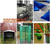 China Outdoor Large Capacity Garden Gallon Waterproof Green Lawn PE Woven Waste Bags, Reusable Yard Waste Bags for sale