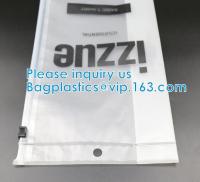 China Swimwear Packaging Pouch With K Top, Gusset Bag Bikini Slider Zipper Packaging Bags, Hanger Hook Underwear for sale
