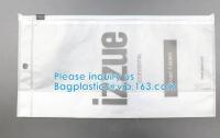 China Swimwear Packaging Pouch With K Top, Gusset Bag Bikini Slider Zipper Packaging Bags, Hanger Hook Underwear for sale