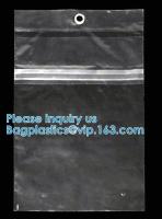 China Biodegradable Compostable Hanger Hook Handle Bag For Underwear Clothes, Rigid Snap Seal Handle Bikini Bag for sale