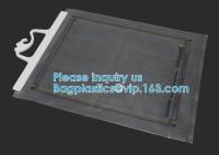 China Biodegradable Compostable Hanger Hook Handle Bag For Underwear Clothes, Rigid Snap Seal Handle Bikini Bag for sale