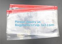 China eco-friendly, Slider Hook Hanging Zipper Bag, Slider Zipper PVC Pencil Bags, wig hair packaging bag for sale