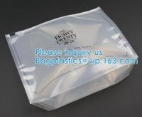 China eco-friendly, Slider Hook Hanging Zipper Bag, Slider Zipper PVC Pencil Bags, wig hair packaging bag for sale