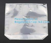 China eco-friendly, Slider Hook Hanging Zipper Bag, Slider Zipper PVC Pencil Bags, wig hair packaging bag for sale