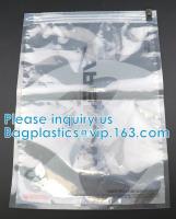 China eco-friendly, Slider Hook Hanging Zipper Bag, Slider Zipper PVC Pencil Bags, wig hair packaging bag for sale