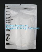 China eco-friendly, Slider Hook Hanging Zipper Bag, Slider Zipper PVC Pencil Bags, wig hair packaging bag for sale