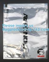 China eco-friendly, Slider Hook Hanging Zipper Bag, Slider Zipper PVC Pencil Bags, wig hair packaging bag for sale