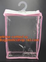 China GARMENT PACKING HANGER BAGS, HOOK BAGS,GARMENT BAGS, BOTTON CLOSURE BAGS, EVA FROST DRAWSTRING BAGS for sale