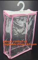 China GARMENT PACKING HANGER BAGS, HOOK BAGS,GARMENT BAGS, BOTTON CLOSURE BAGS, EVA FROST DRAWSTRING BAGS for sale
